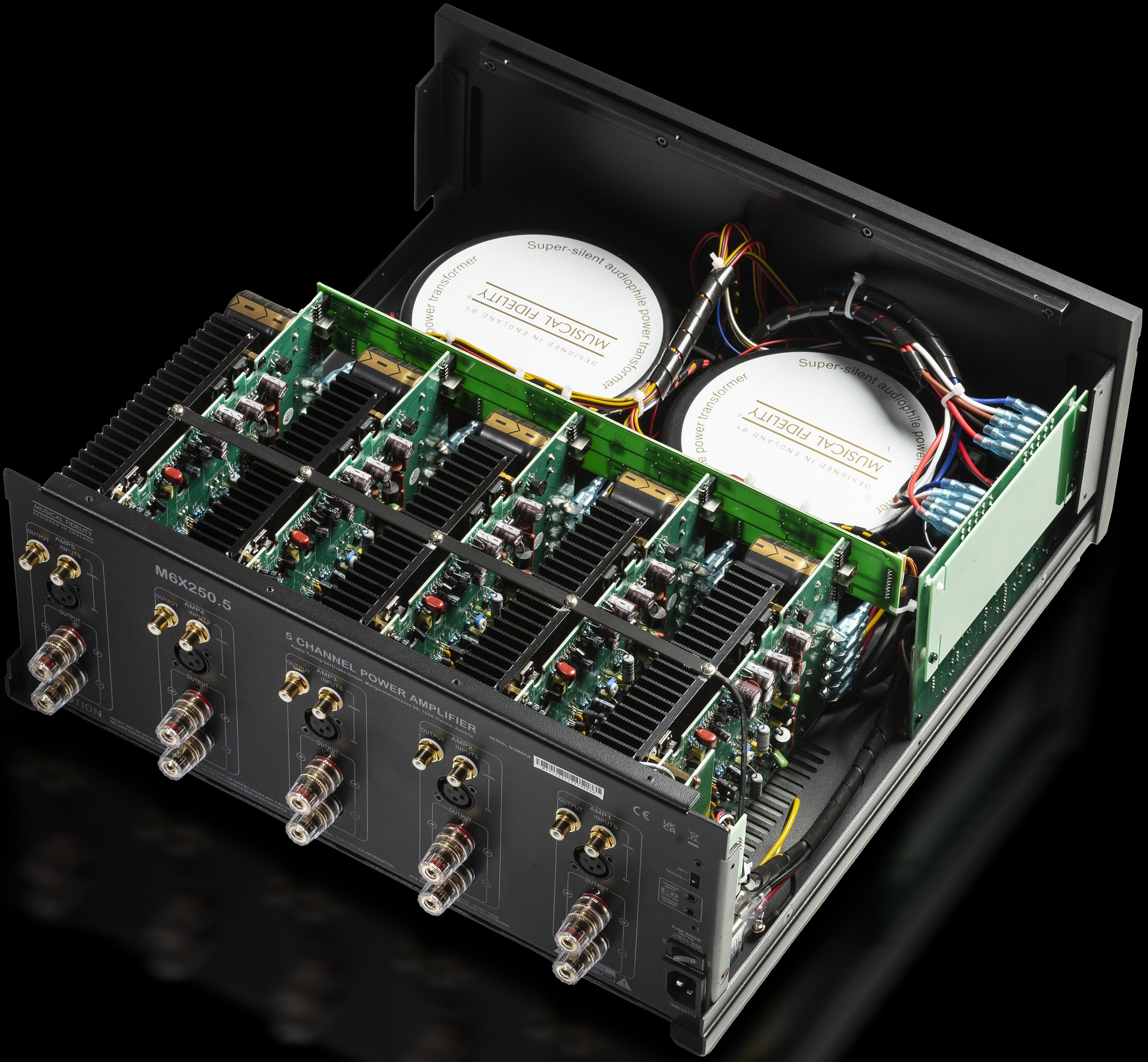 Musical Fidelity M6X 250.5 5-Channel Class A/B Power Amplifier (Silver ...