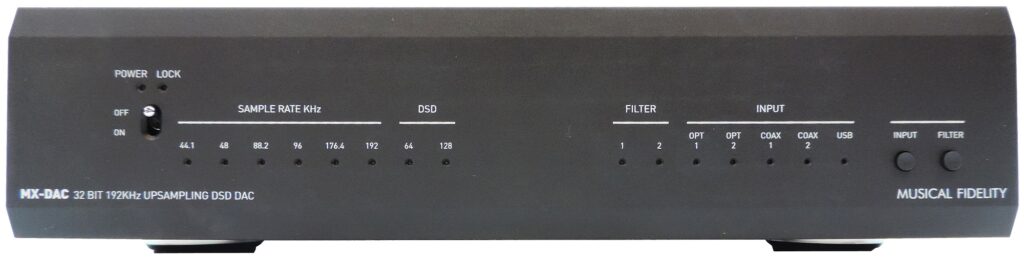Musical Fidelity MX-DAC 32bit 192KHz Upsampling DAC with DSD USB (Black ...