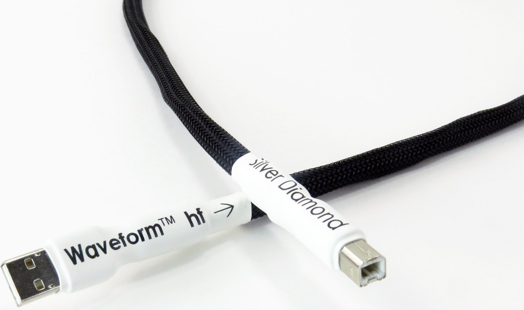 Tellurium Q Silver Diamond Waveform hf USB Cable | Hi-Fi Heaven