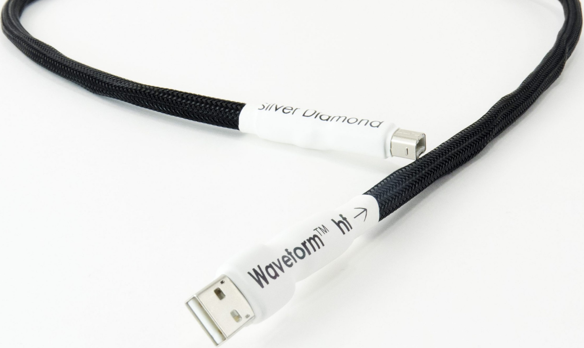 Tellurium Q Silver Diamond Waveform hf USB Cable | Hi-Fi Heaven