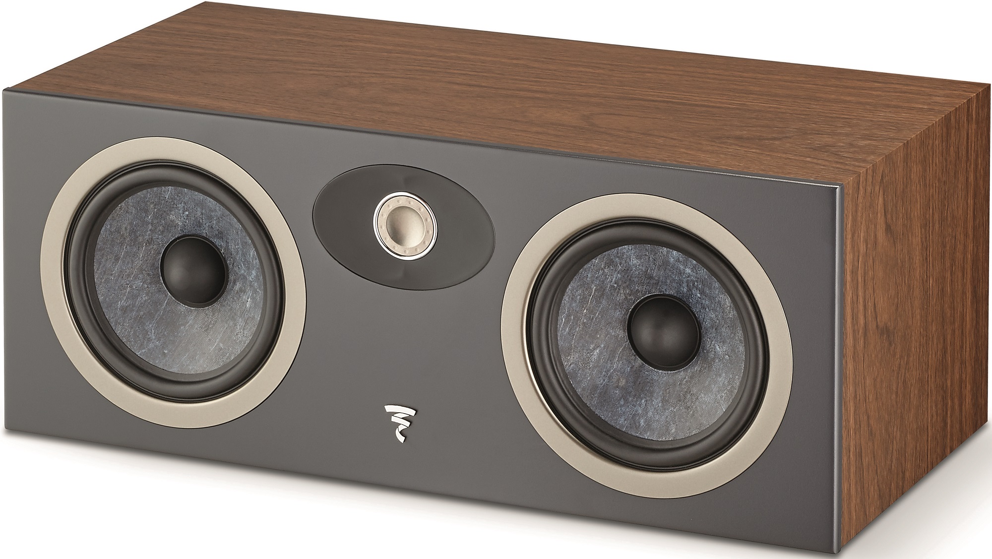 FOCAL Theva Center 2-way Center Channel Speaker (Dark Wood) | Hi-Fi Heaven