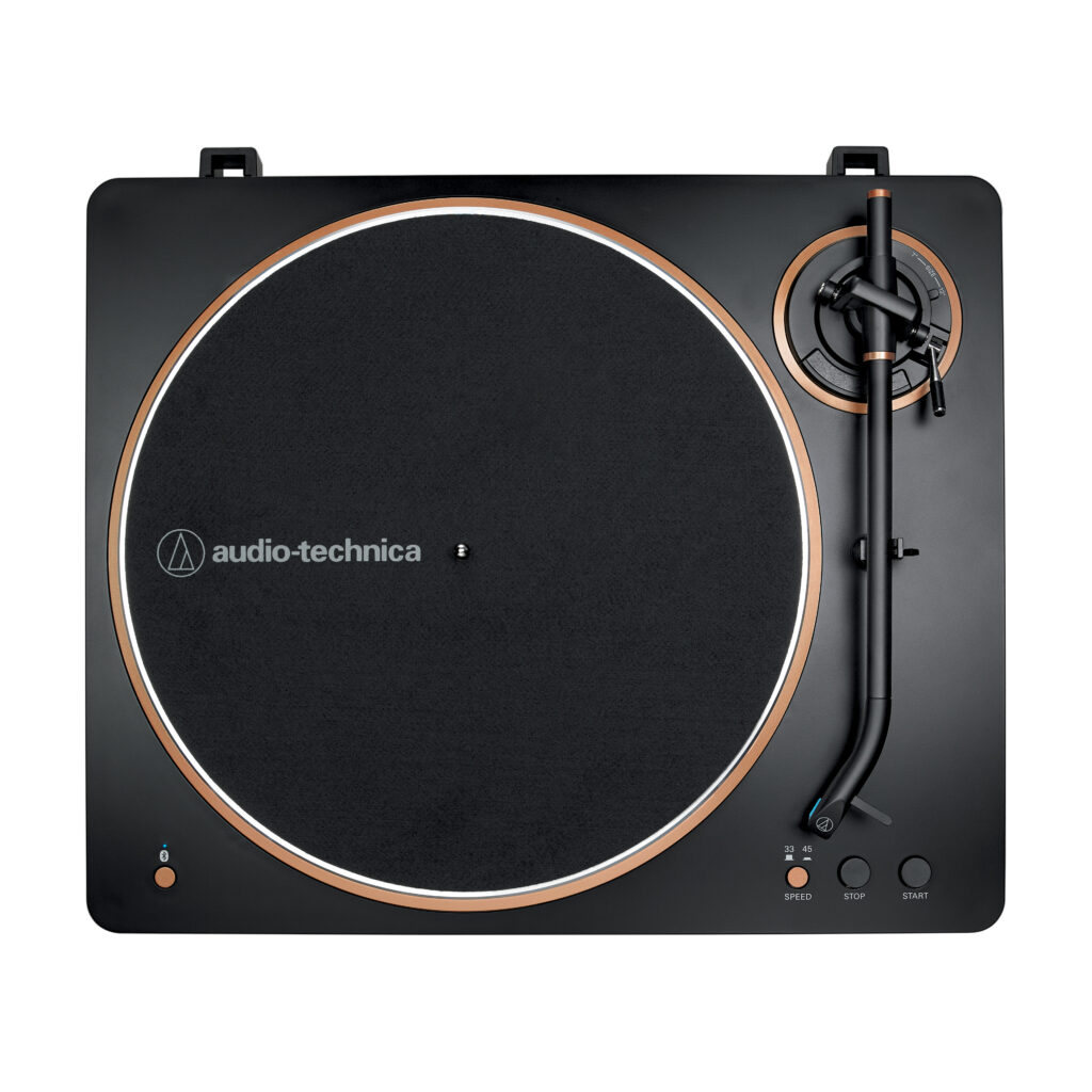Audio-Technica AT-LP70XBT-BZ Fully Automatic Wireless Belt-Drive ...